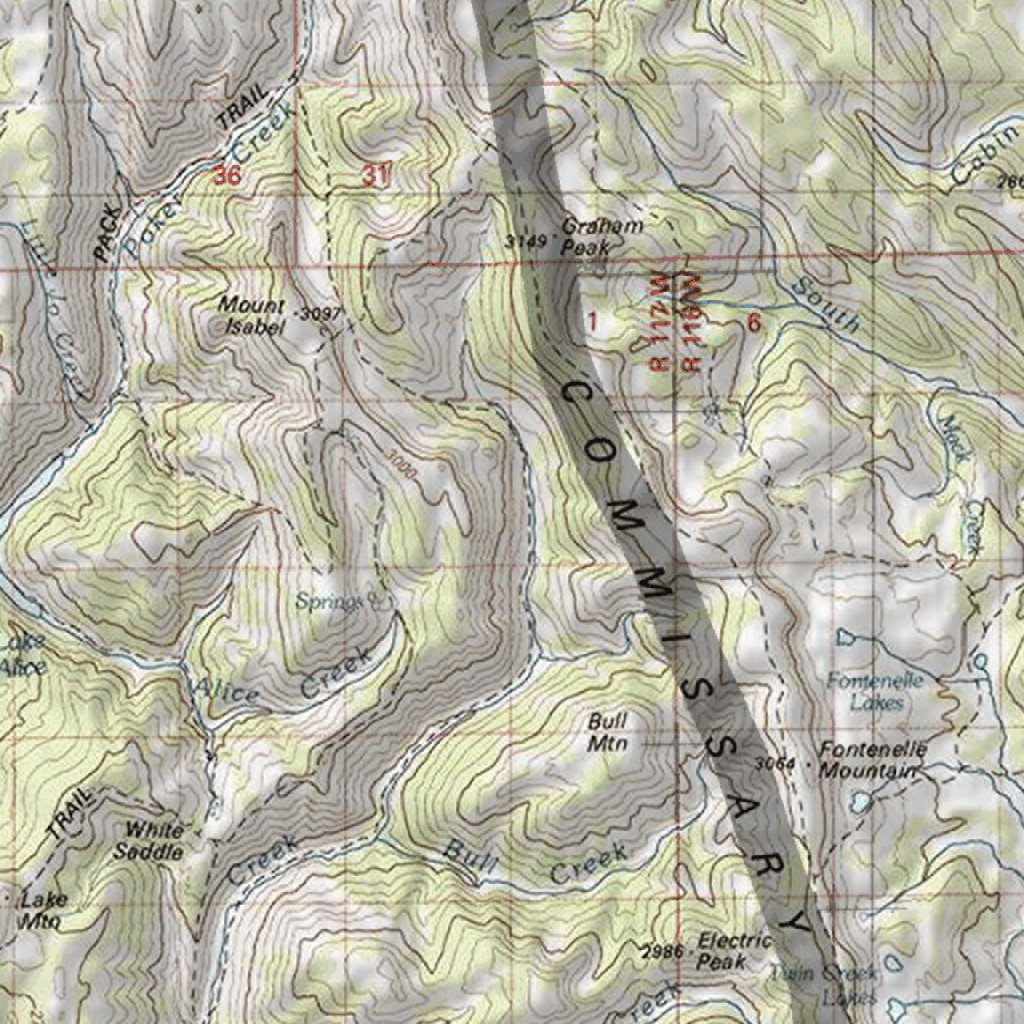 HuntData Wyoming Topo Map for Elk Unit 94 by HuntData LLC | Avenza Maps