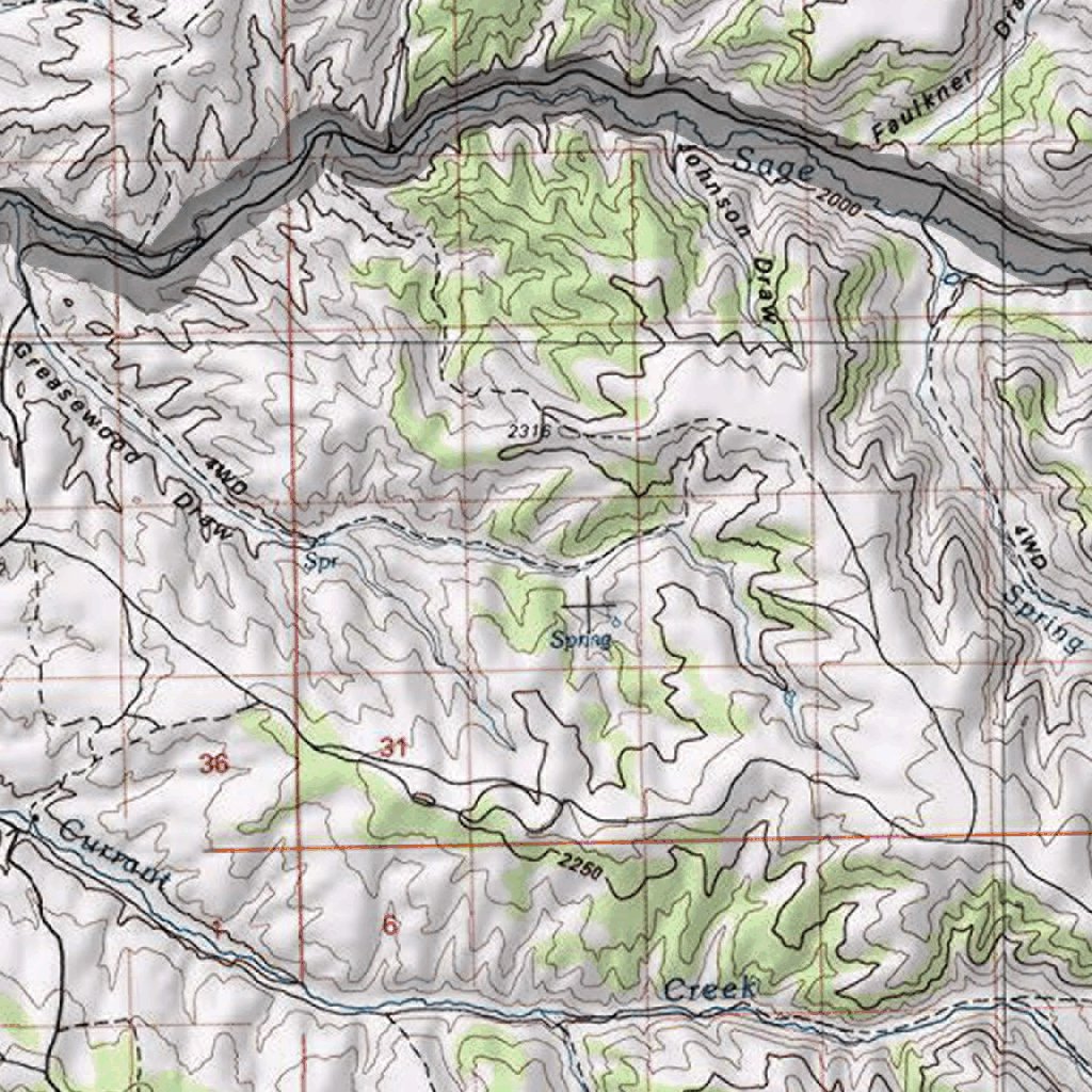 HuntData Wyoming Topo Map for Elk Unit 31 by HuntData LLC | Avenza Maps