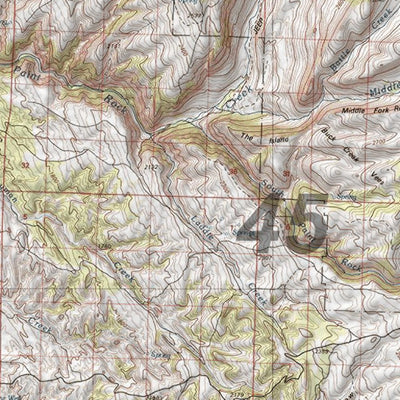 HuntData Wyoming Topo Map for Elk Unit 42 by HuntData LLC | Avenza Maps