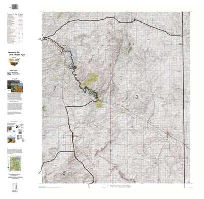 HuntData Wyoming Topo Map for Elk Unit 3N by HuntData LLC | Avenza Maps