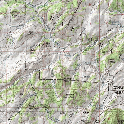 HuntData Wyoming Topo Map for Elk Unit 7n by HuntData LLC | Avenza Maps