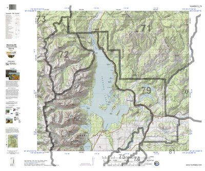 HuntData Wyoming Topo Map for Elk Unit 79 by HuntData LLC | Avenza Maps