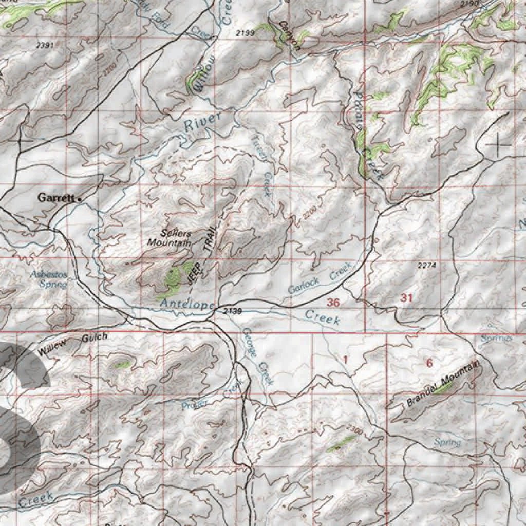 HuntData Wyoming Topo Map for Elk Unit 7s by HuntData LLC | Avenza Maps