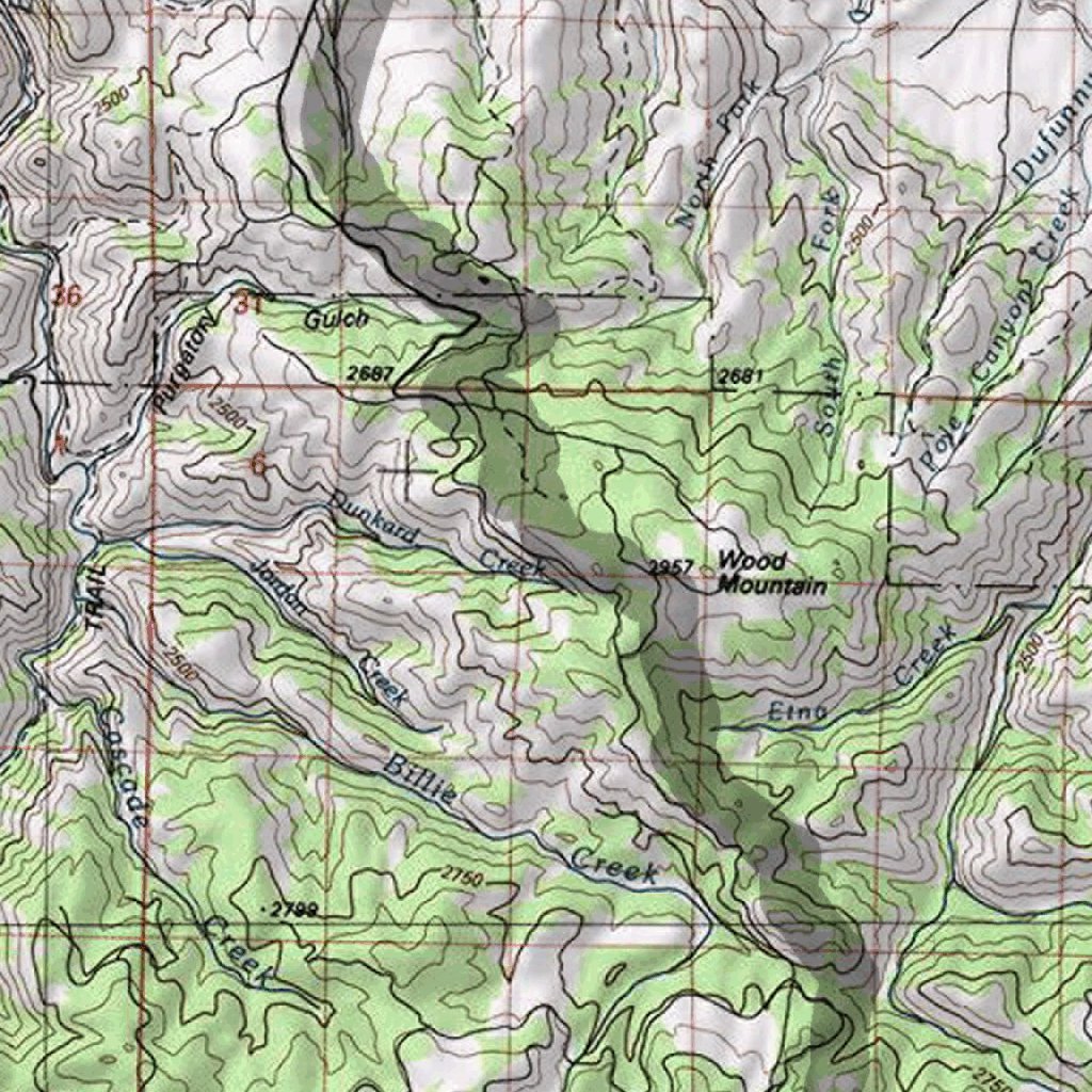 HuntData Wyoming Topo Map for Elk Unit 13 by HuntData LLC | Avenza Maps