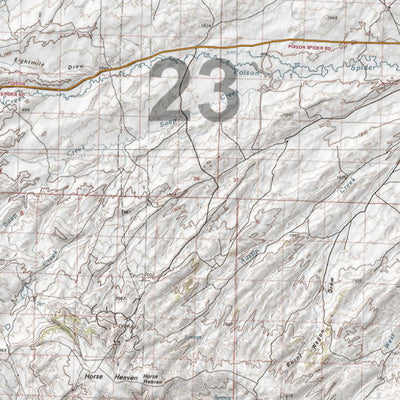 HuntData Wyoming Topo Map for Elk Unit 23 by HuntData LLC | Avenza Maps