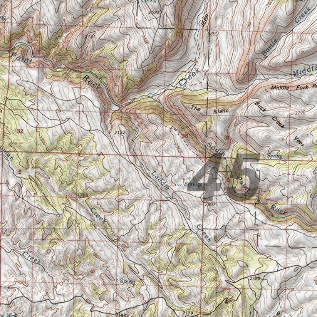 HuntData Wyoming Topo Map for Elk Unit 41 by HuntData LLC | Avenza Maps