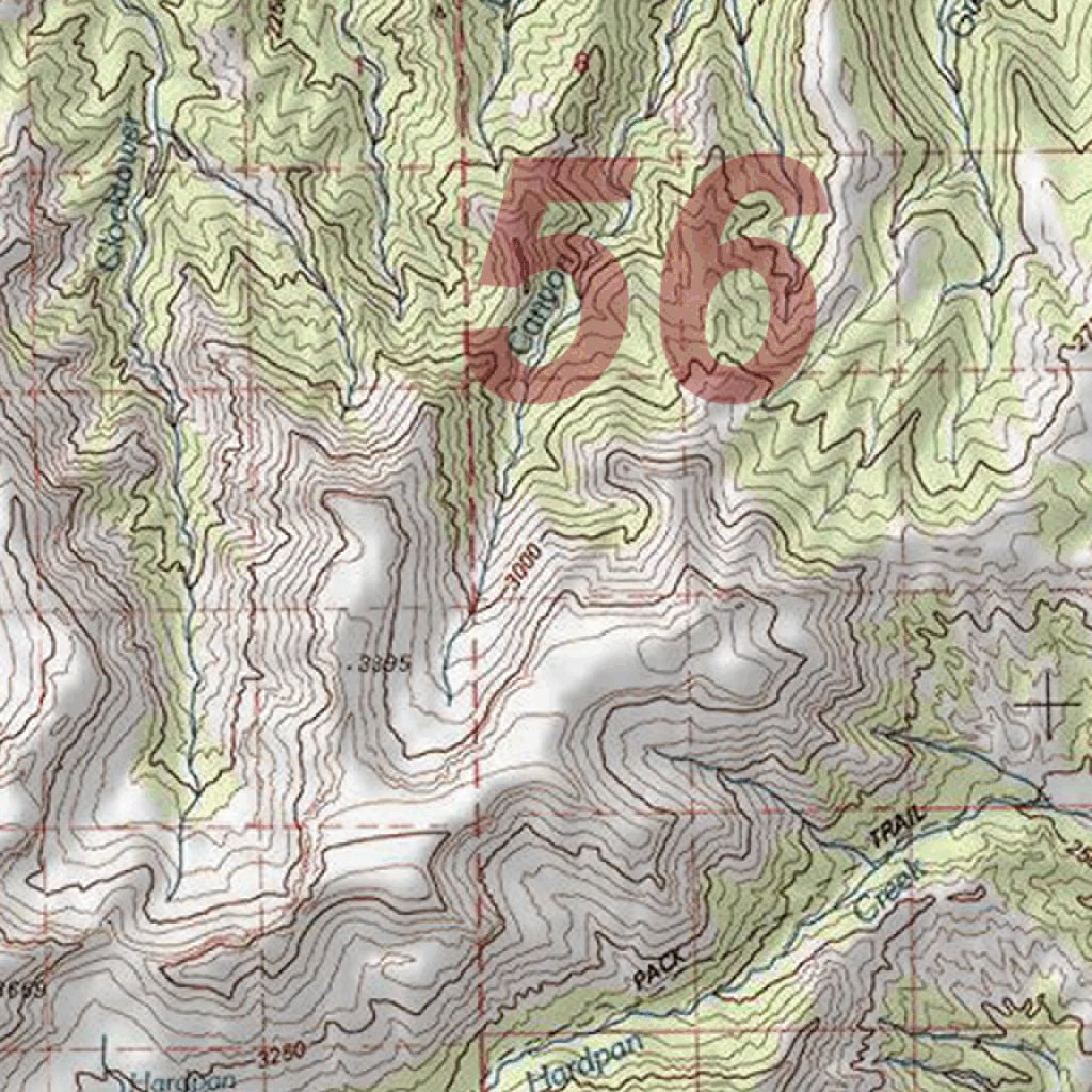 HuntData Wyoming Topo Map for Elk Unit 56 by HuntData LLC | Avenza Maps