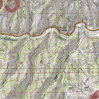 HuntData Wyoming Topo Map for Elk Unit 56 by HuntData LLC | Avenza Maps