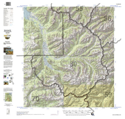 HuntData Wyoming Topo Map for Elk Unit 60 by HuntData LLC | Avenza Maps