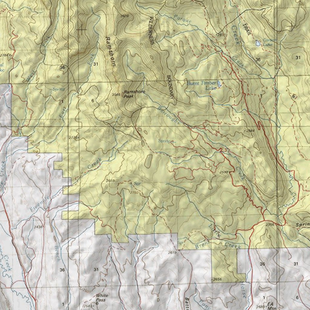 HuntData Wyoming Topo Map for Elk Unit 67 by HuntData LLC | Avenza Maps