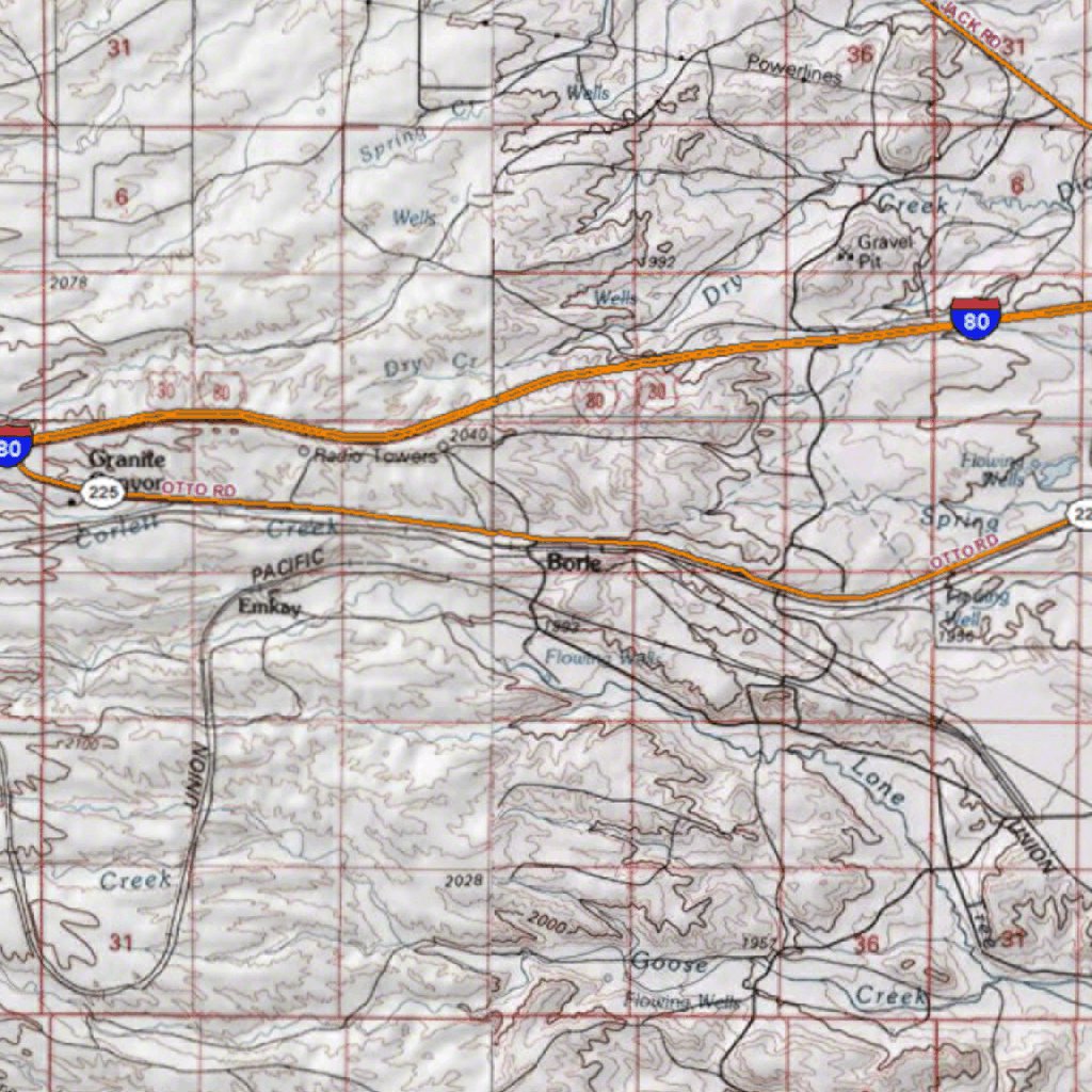 HuntData Wyoming Topo Map for Elk Unit 6 by HuntData LLC | Avenza Maps