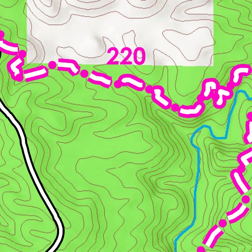 Owl Creek Non-Motorized Trail Map, Bankhead National Forest by US ...