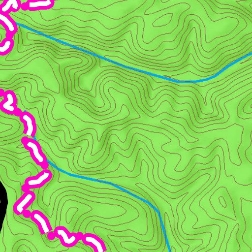 Owl Creek Non-Motorized Trail Map, Bankhead National Forest by US ...