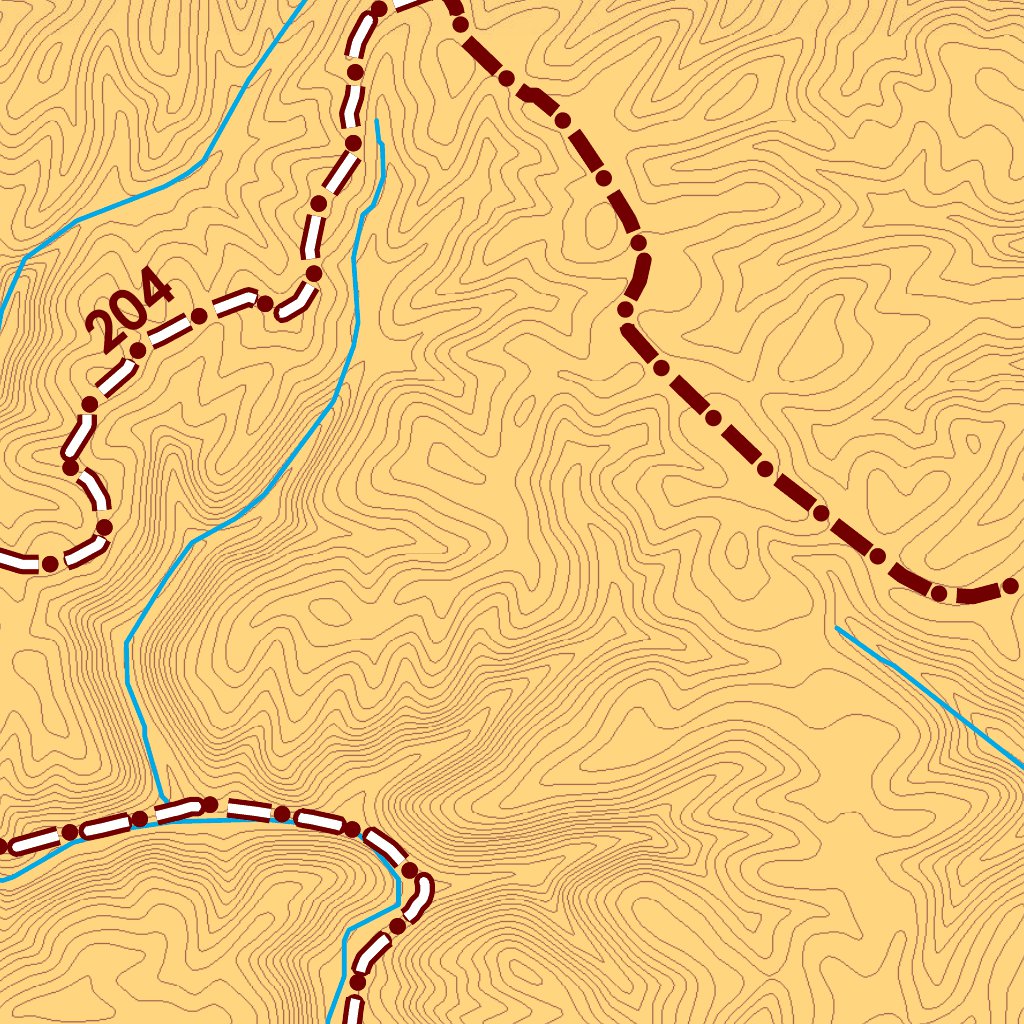 Sipsey Wilderness Map, Bankhead National Forest by US Forest Service R8 ...