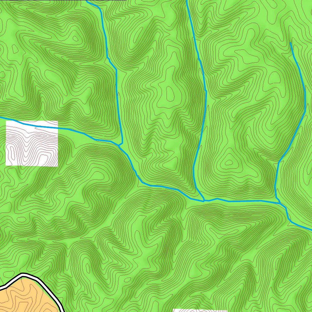 Sipsey Wilderness Map, Bankhead National Forest by US Forest Service R8 ...