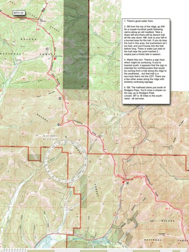 CDT Montana Sec 03 - Scapegoat Map by Jonathan Ley | Avenza Maps