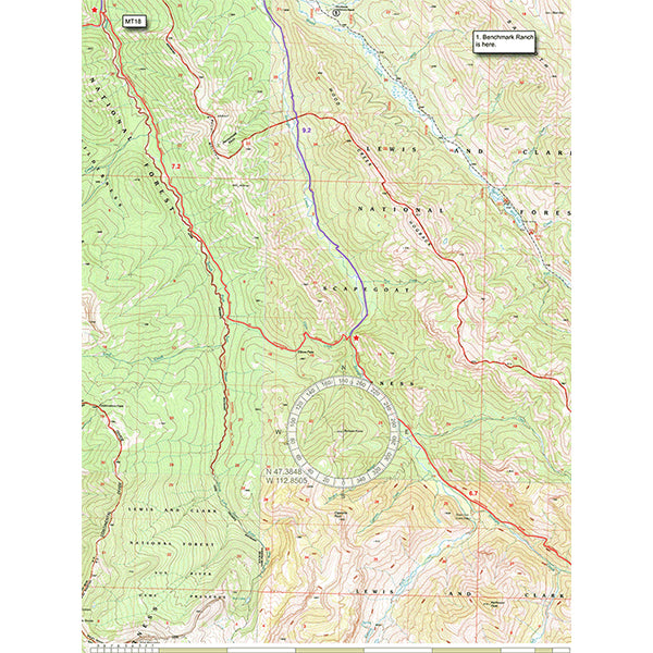 CDT Montana Sec 03 - Scapegoat Map by Jonathan Ley | Avenza Maps