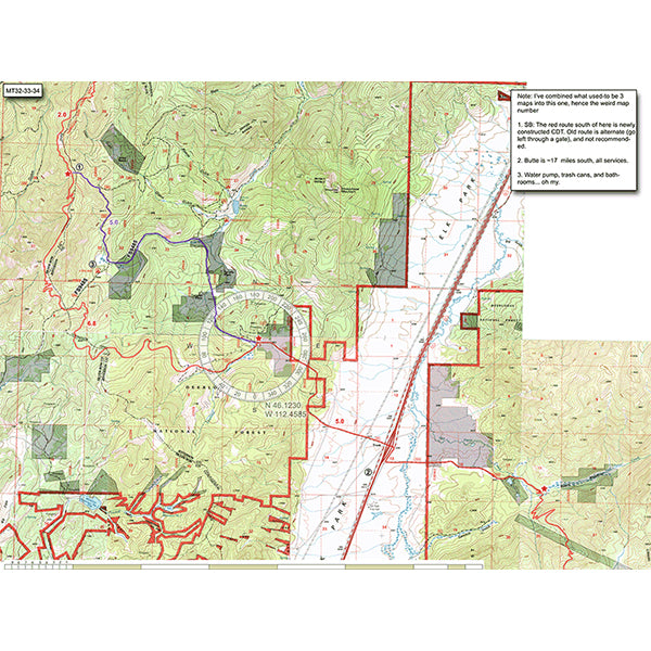 CDT Montana Sec 06 - Butte Map by Jonathan Ley | Avenza Maps