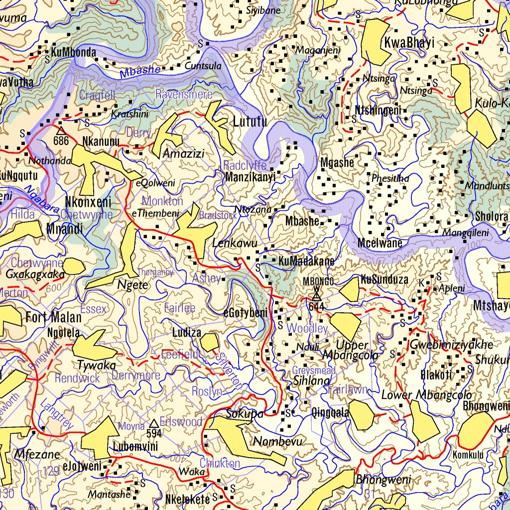 3228 Kei Mouth Map by Chief Directorate: National Geo-spatial ...