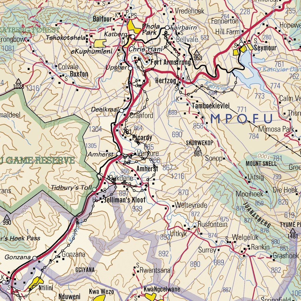 3226 King William's Town Map by Chief Directorate: National Geo-spatial ...