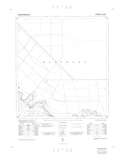 2524CB MOLOPO Map by Chief Directorate: National Geo-spatial ...