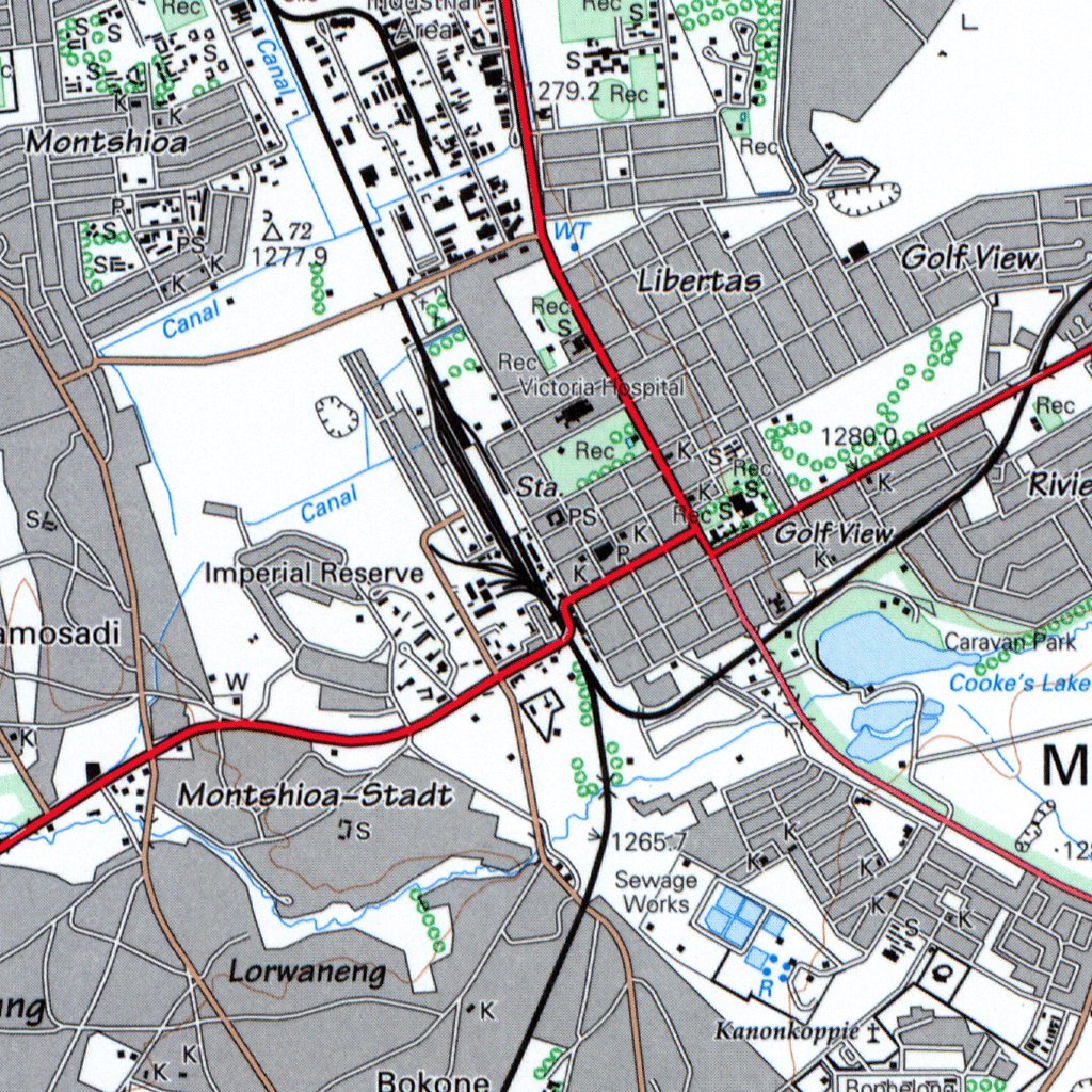 2525DC MAFIKENG Map by Chief Directorate: National Geo-spatial ...