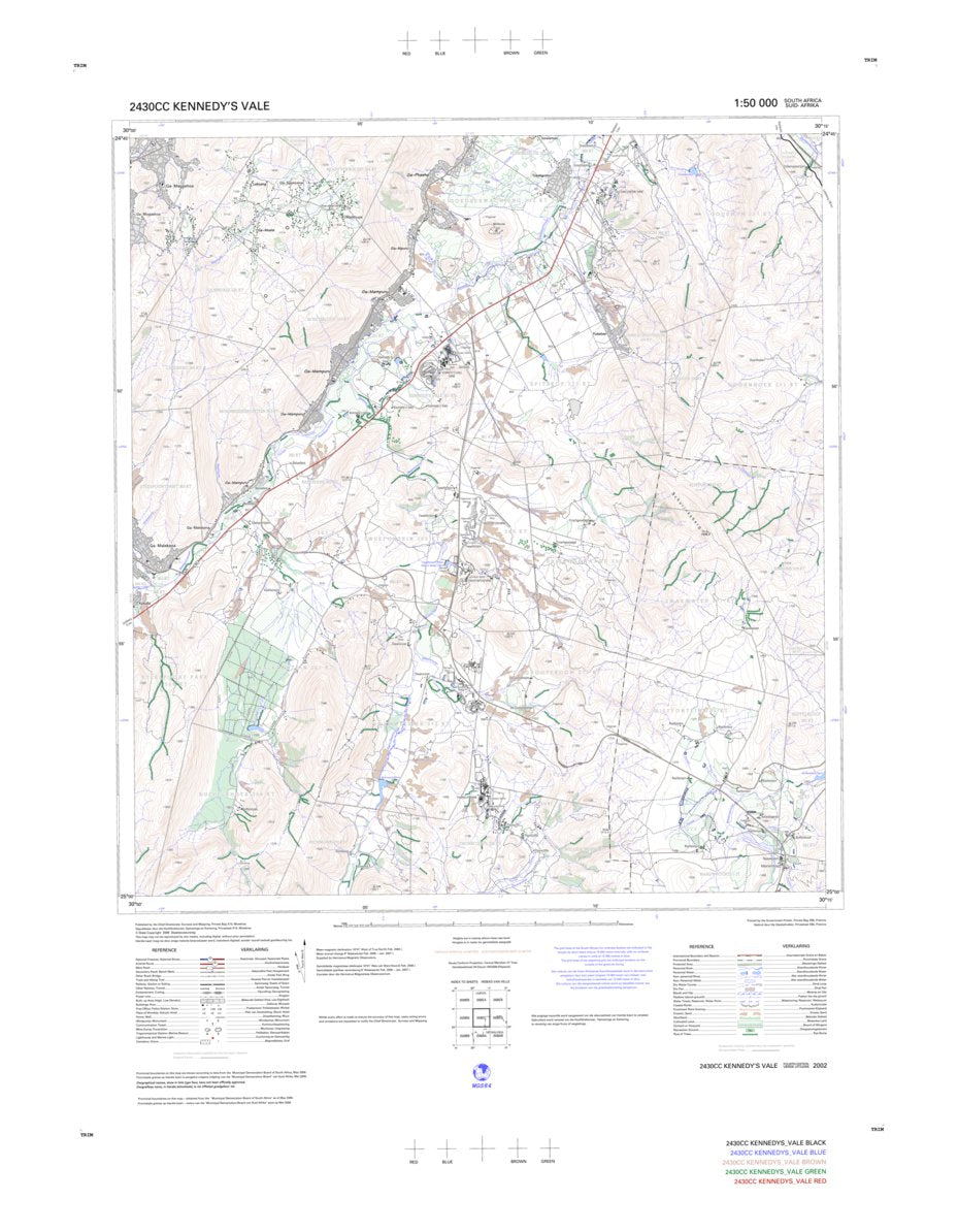 2430CC GA-MAMPURU Map by Chief Directorate: National Geo-spatial ...
