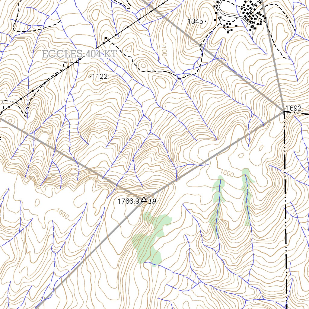 2430DA KGAUTSWANE Map by Chief Directorate: National Geo-spatial ...