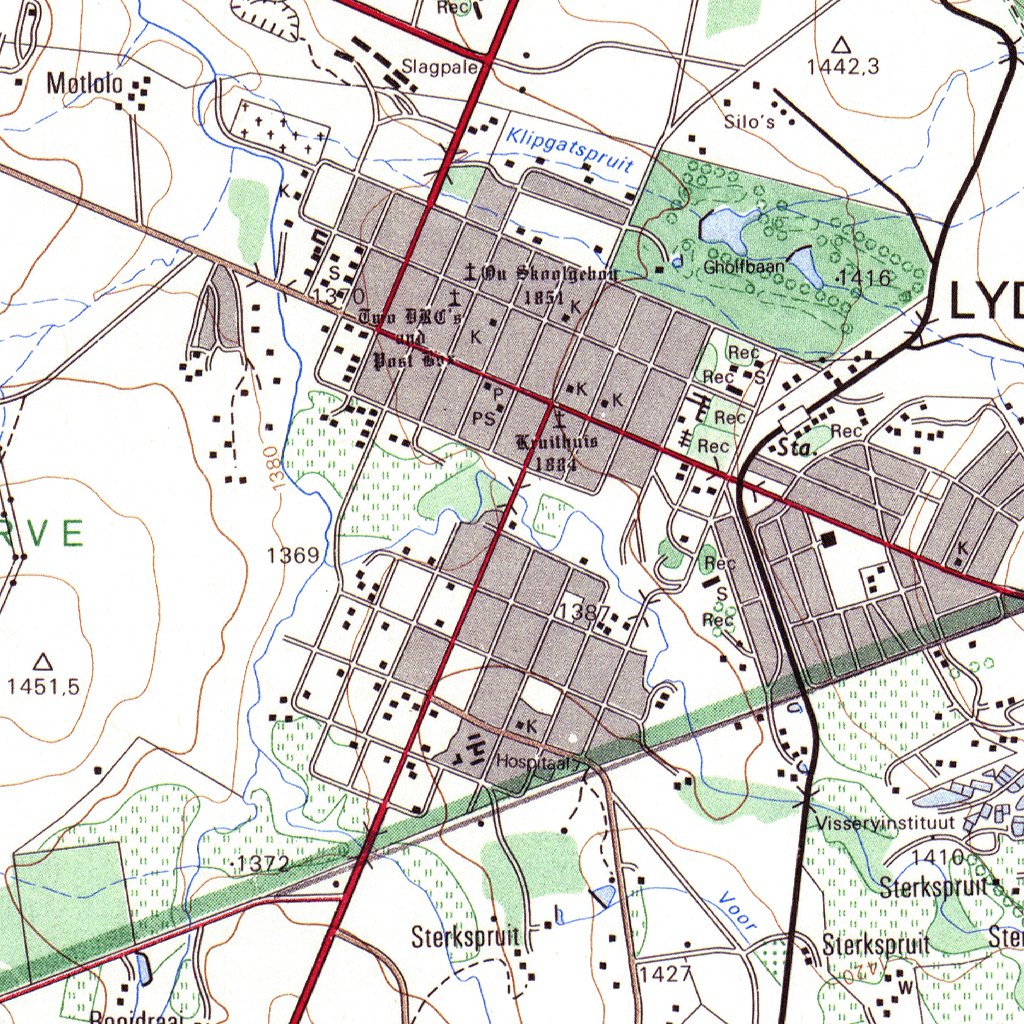 2530AB MASHISHING Map by Chief Directorate: National Geo-spatial ...