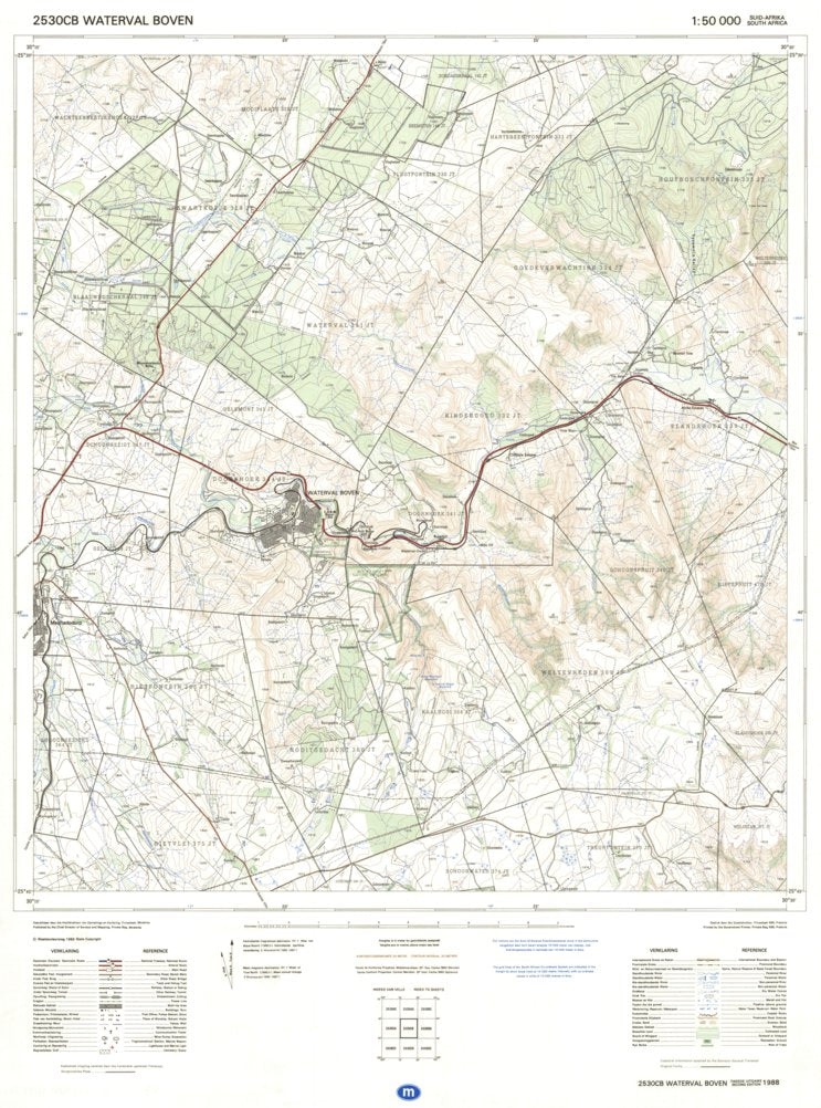 2530CB EMGWENYA Map by Chief Directorate: National Geo-spatial ...