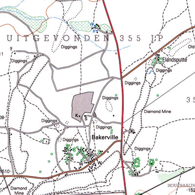 2526CC BAKERVILLE Map by Chief Directorate: National Geo-spatial ...