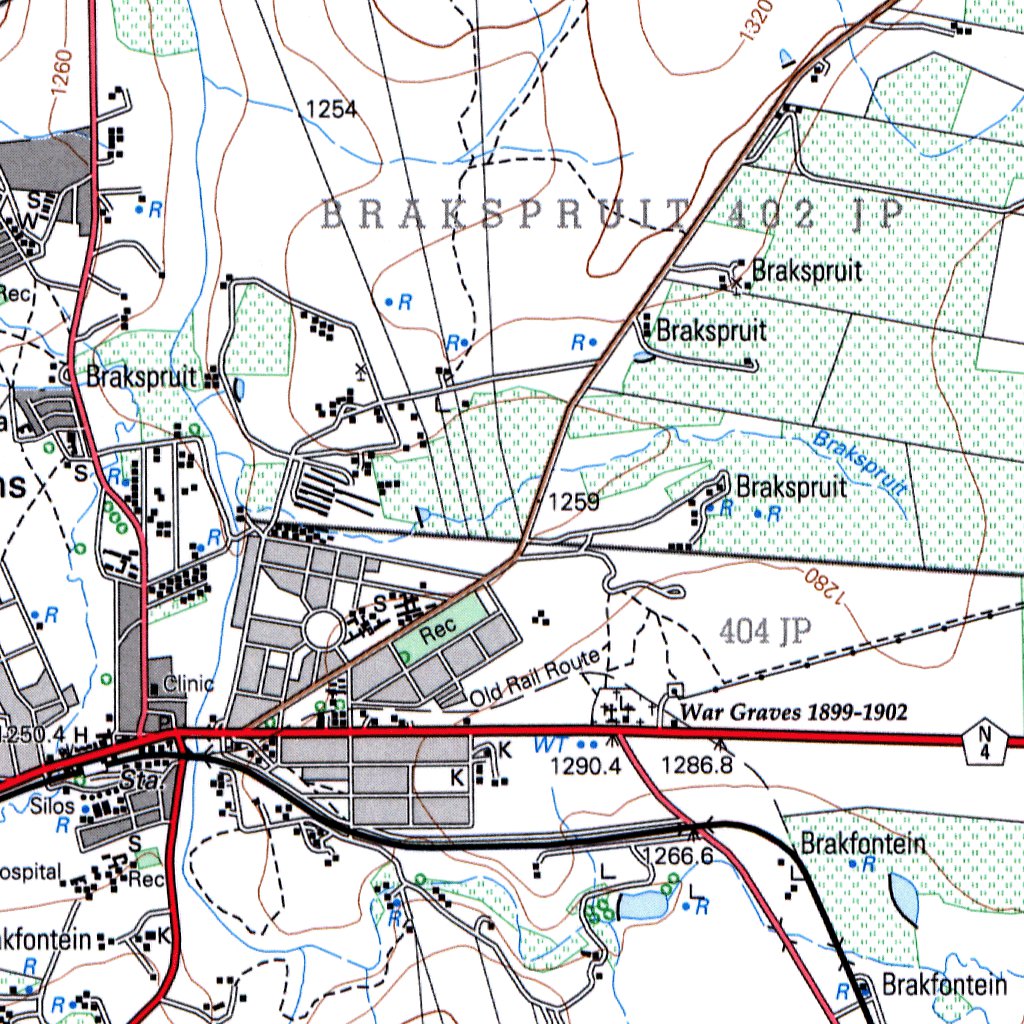 2526DA SWARTRUGGENS Map by Chief Directorate: National Geo-spatial ...