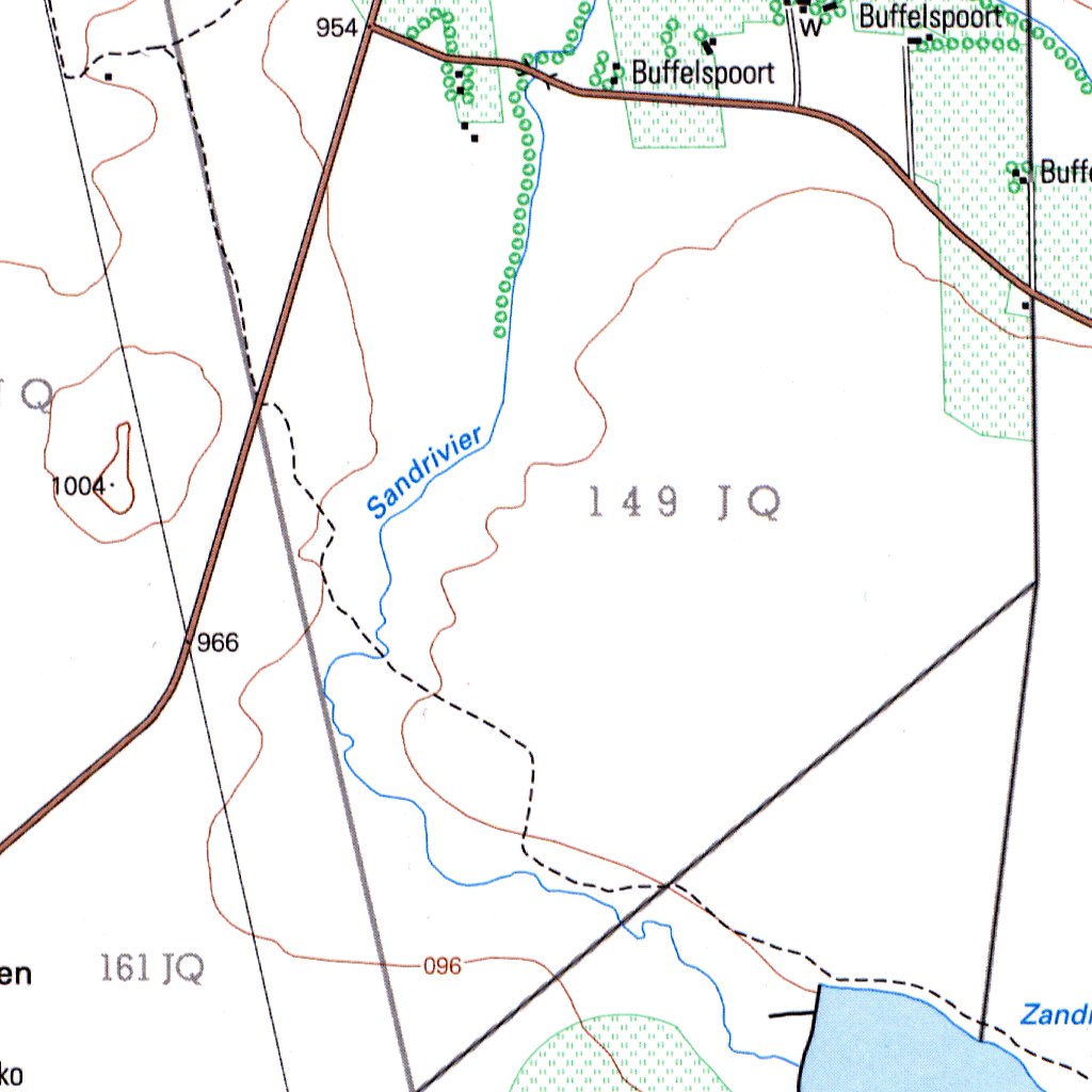 2527BA ASSEN Map by Chief Directorate: National Geo-spatial Information ...