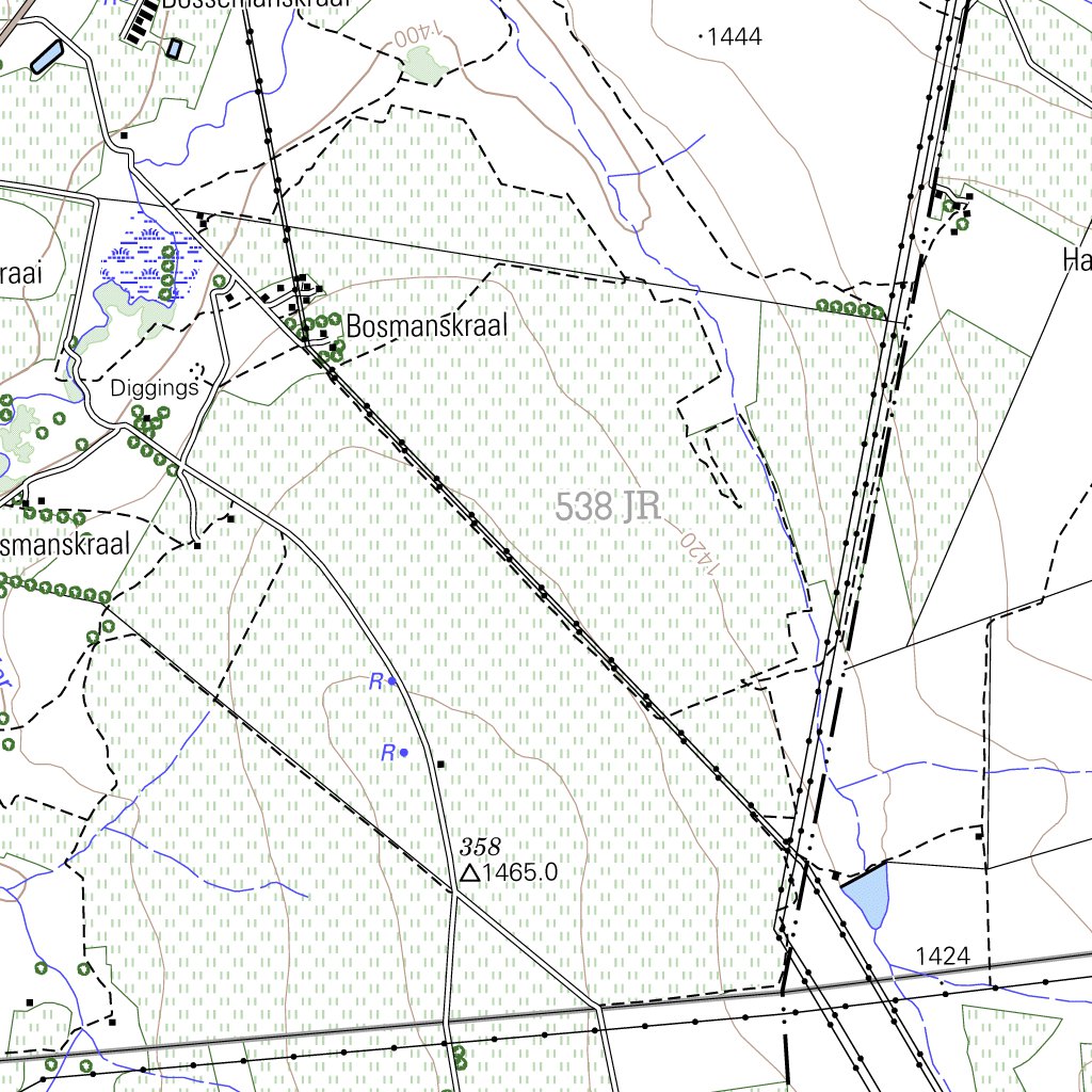 2528DD BALMORAL Map by Chief Directorate: National Geo-spatial ...