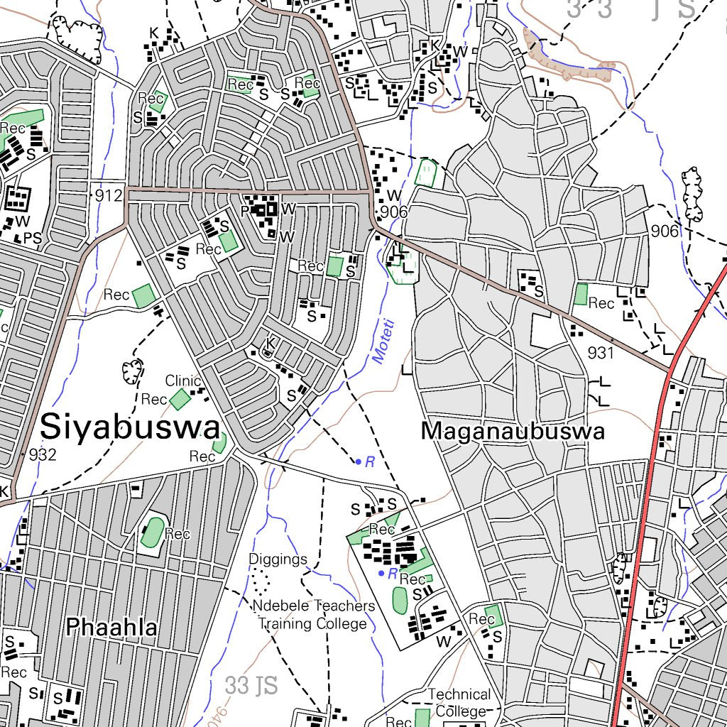 2529AA SIYABUSWA Map by Chief Directorate: National Geo-spatial ...