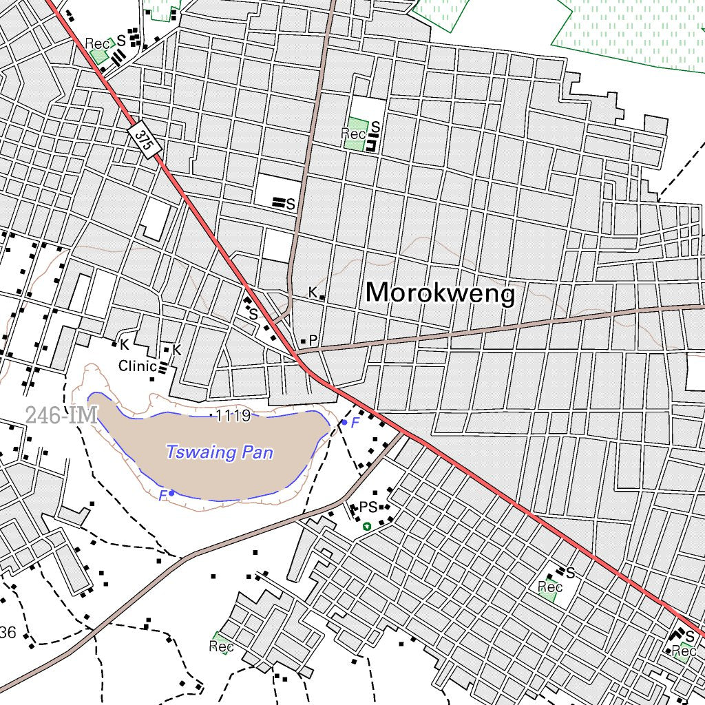 2623BB MOROKWENG Map by Chief Directorate: National Geo-spatial ...