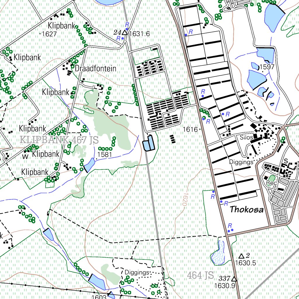 2529DC NASARET Map by Chief Directorate: National Geo-spatial ...