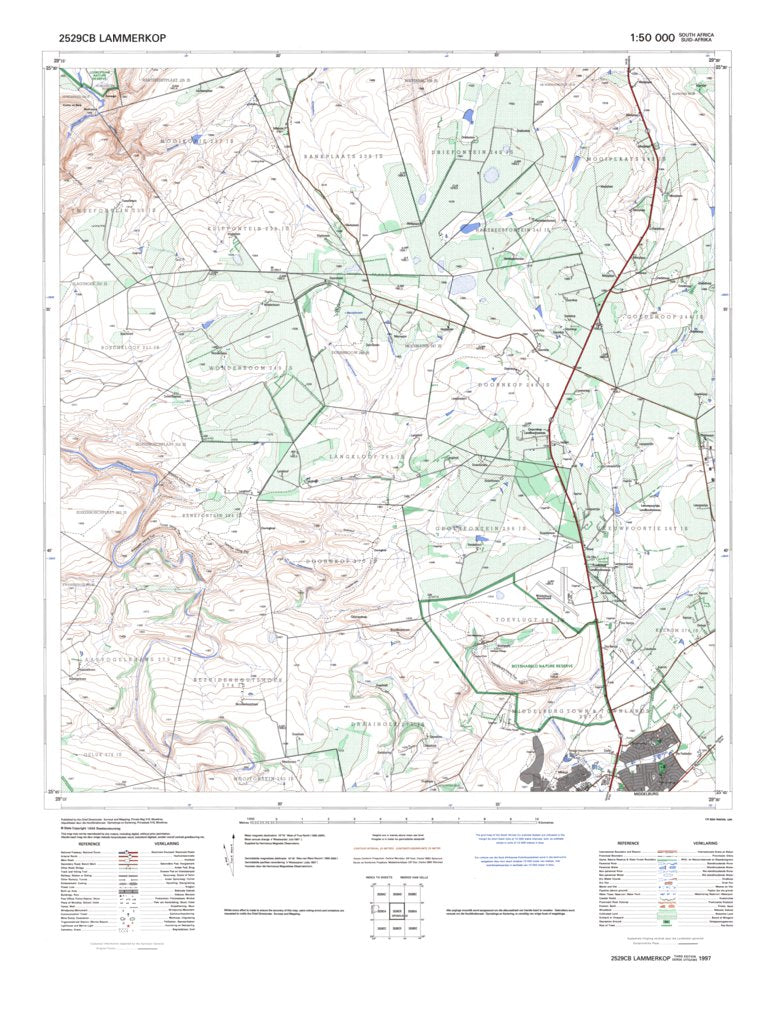 2529CB DOORNKOP Map by Chief Directorate: National Geo-spatial ...