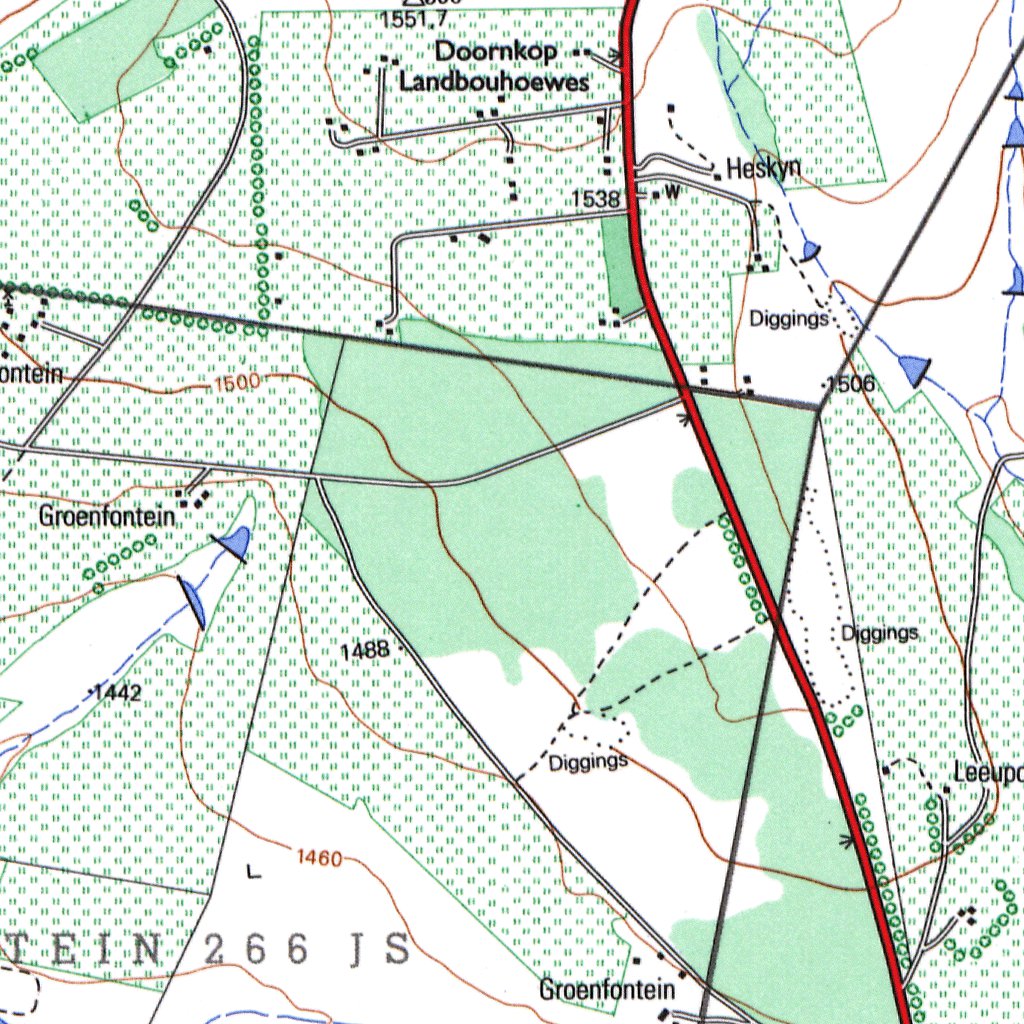 2529CB DOORNKOP Map by Chief Directorate: National Geo-spatial ...