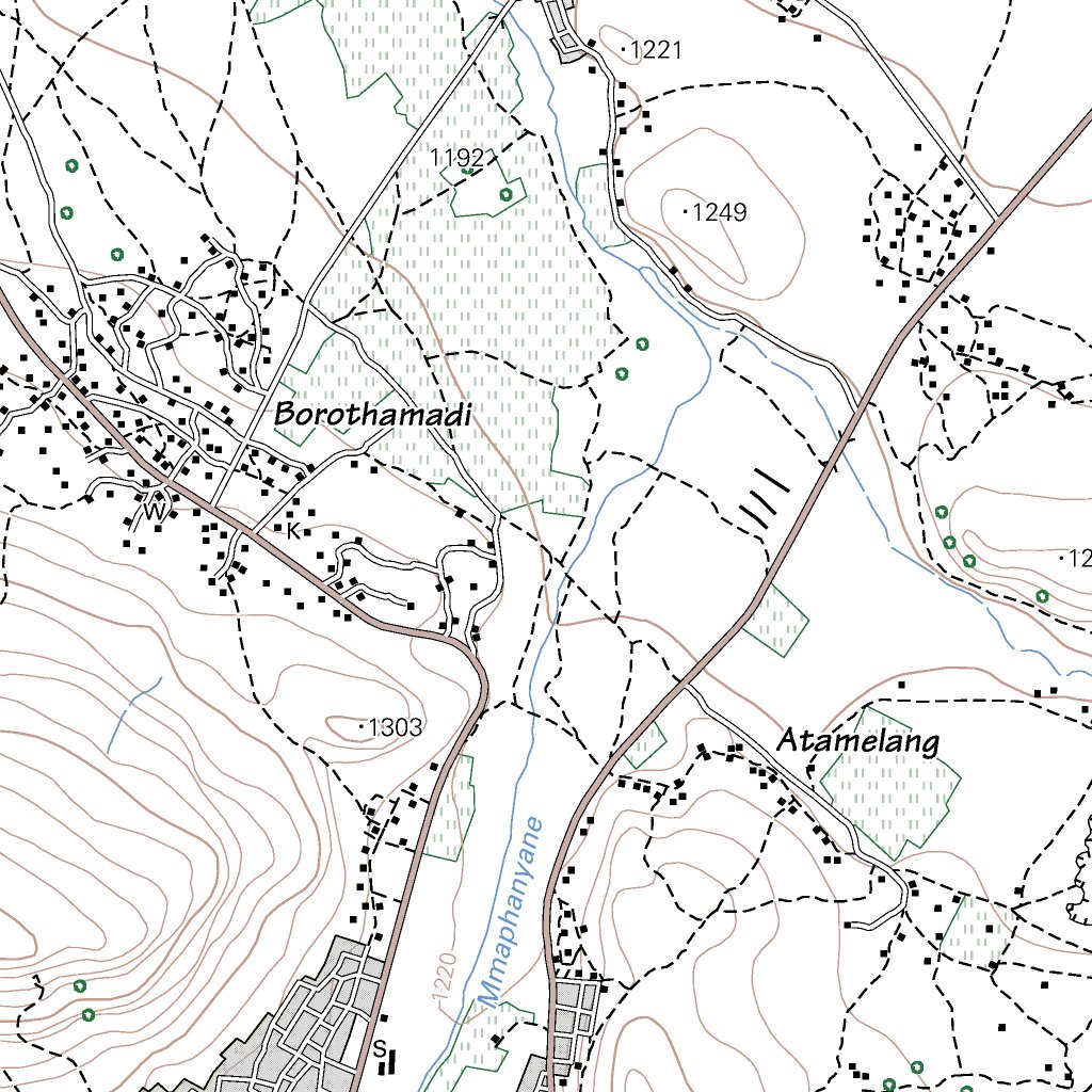 2525BD GOPANE Map by Chief Directorate: National Geo-spatial ...