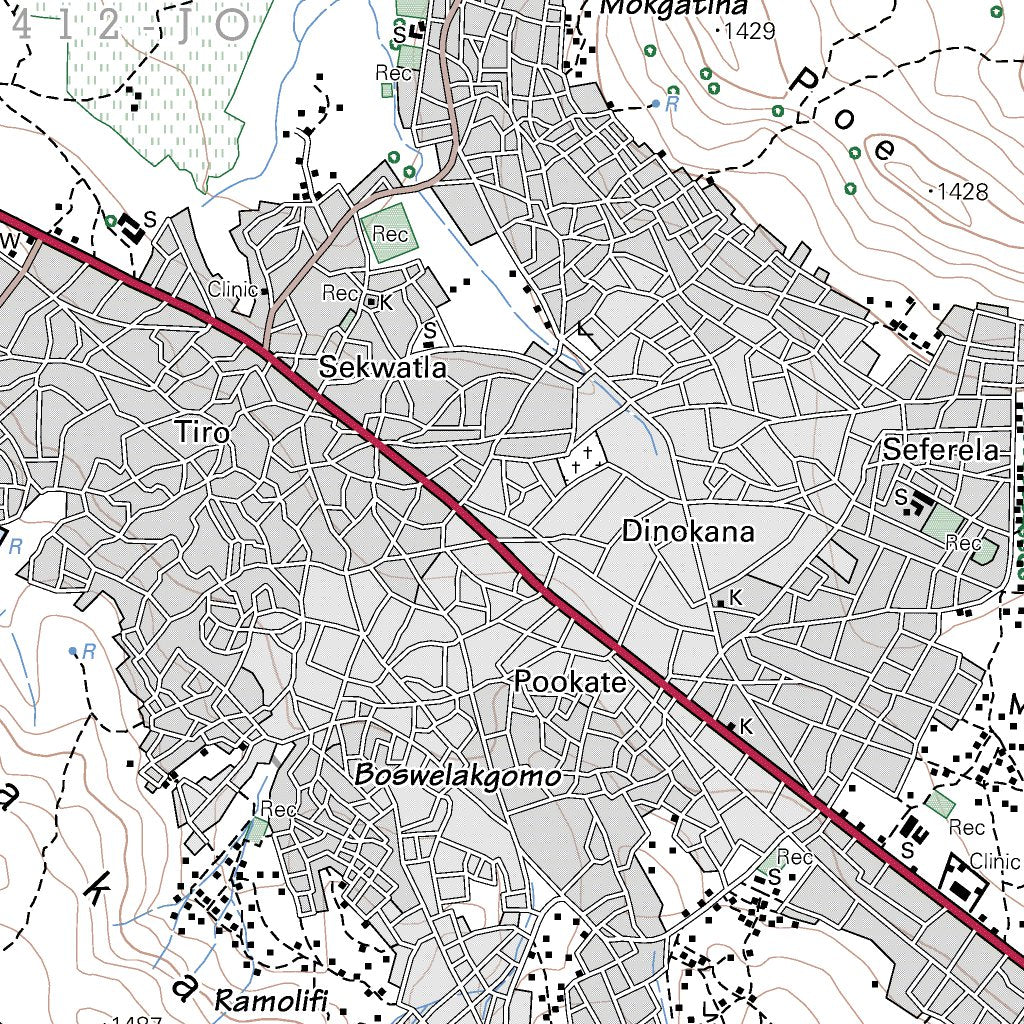 2525BD GOPANE Map by Chief Directorate: National Geo-spatial ...