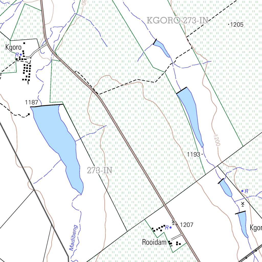 2624BB MOSITA Map by Chief Directorate: National Geo-spatial ...