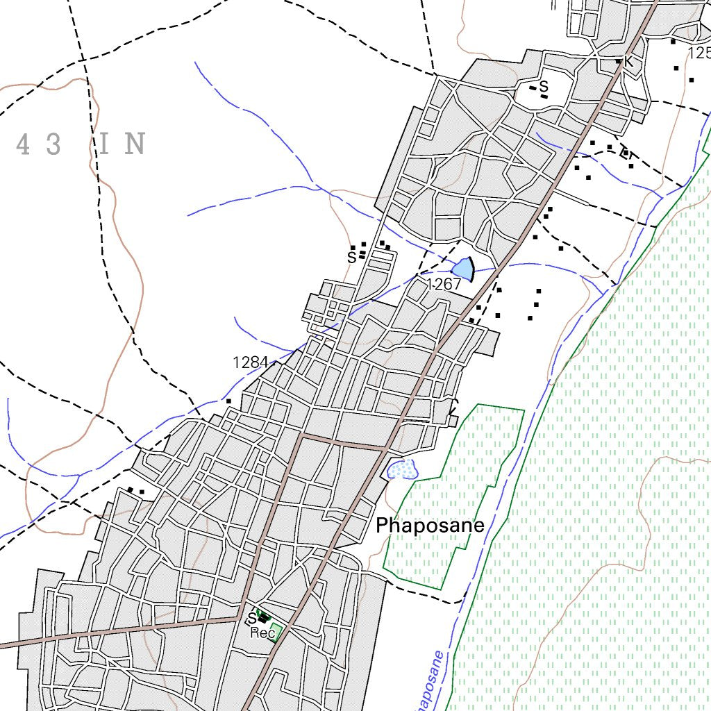 2624CB PHAPOSANE Map by Chief Directorate: National Geo-spatial ...