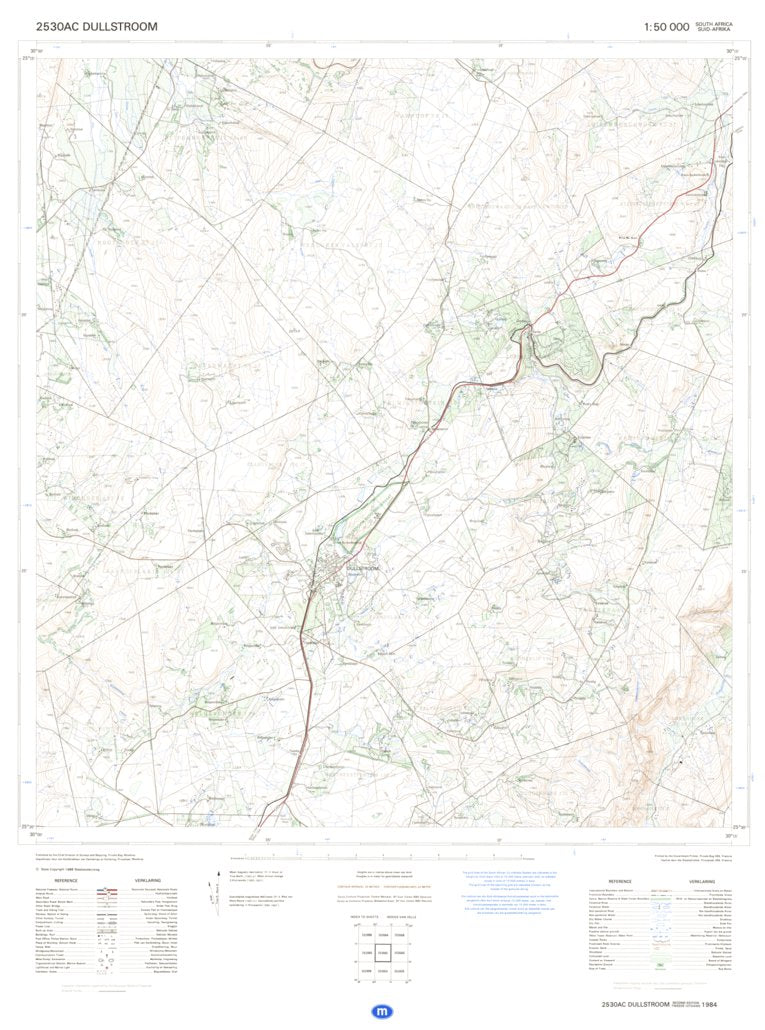 2530AC DULLSTROOM Map by Chief Directorate: National Geo-spatial ...