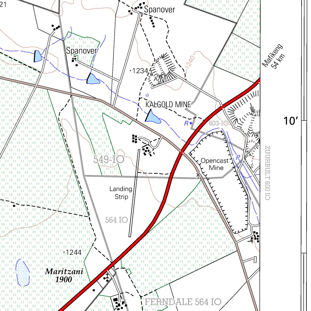 2625AA WEST END Map by Chief Directorate: National Geo-spatial ...