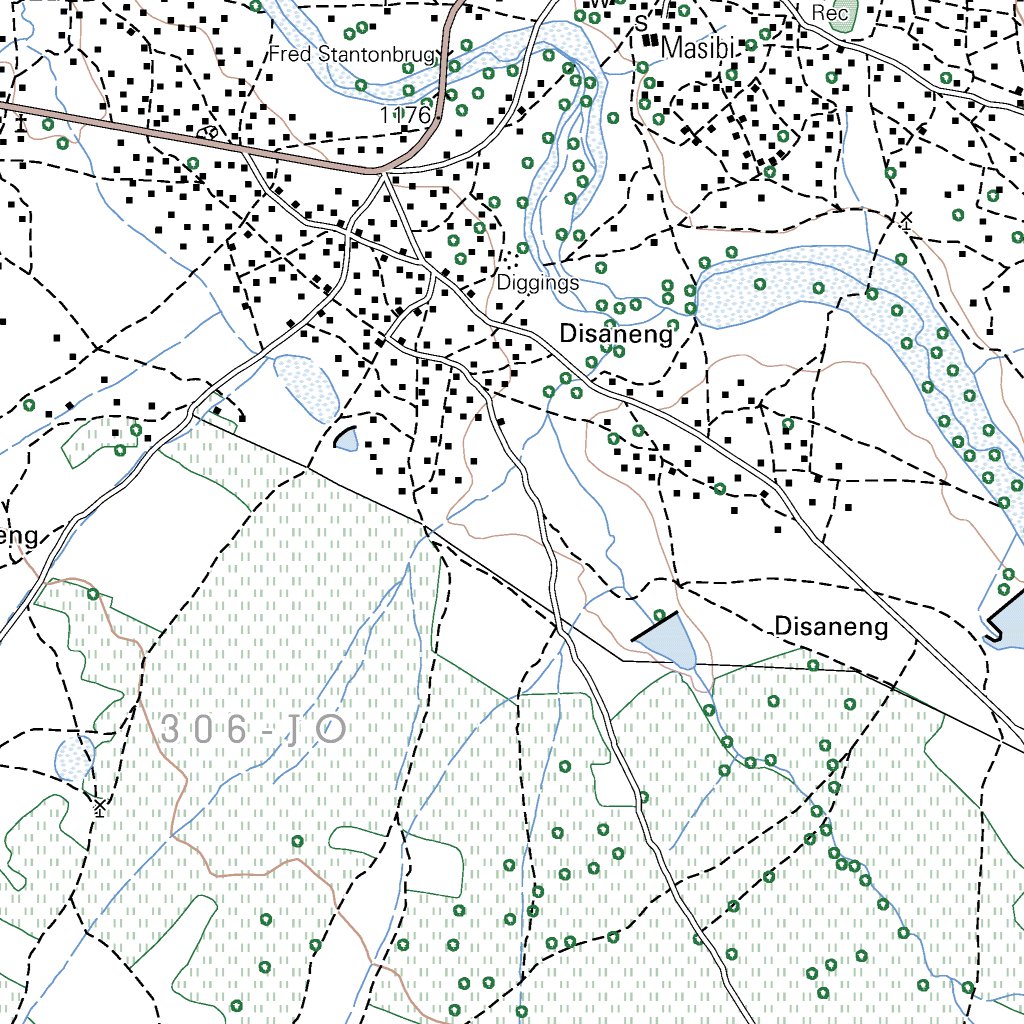 2525CD GA-MODIMOLA Map by Chief Directorate: National Geo-spatial ...