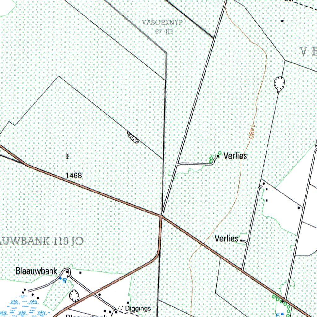 2525DD ROOIGROND Map by Chief Directorate: National Geo-spatial ...