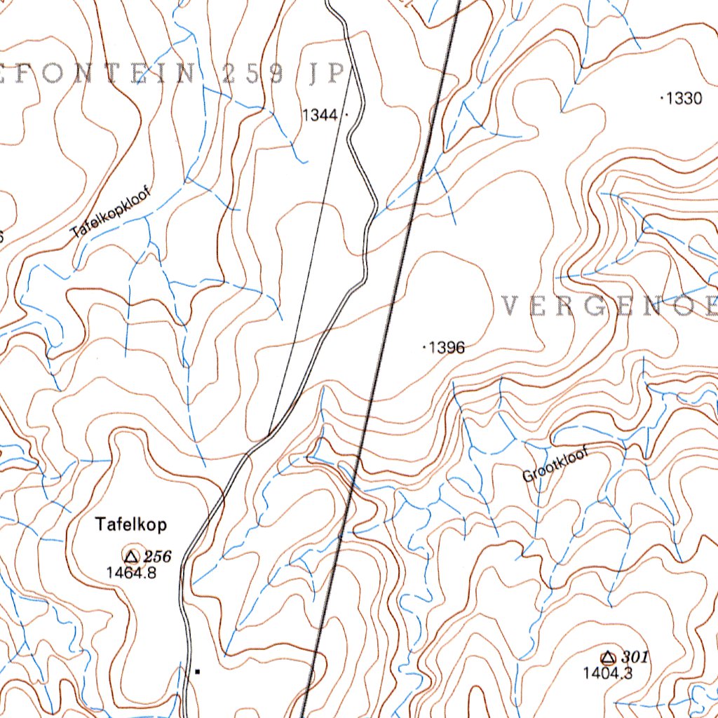 2526CB GROOT-MARICO Map by Chief Directorate: National Geo-spatial ...