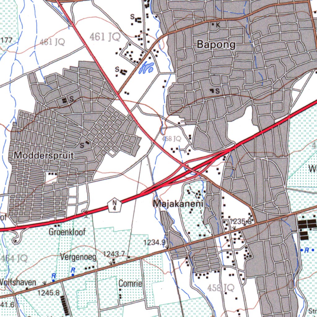 2527DA BAPONG Map by Chief Directorate: National Geo-spatial ...