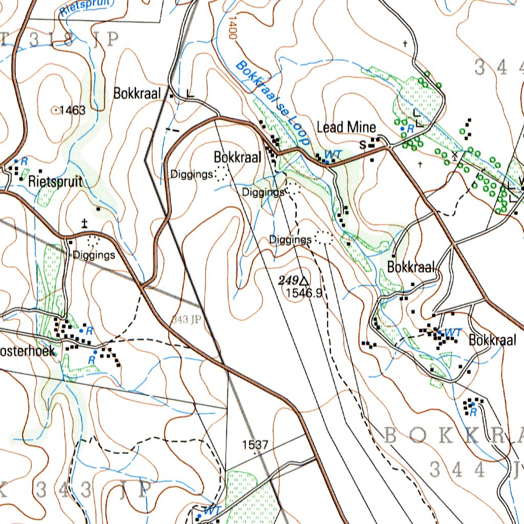 2526CD LEAD MINE Map by Chief Directorate: National Geo-spatial ...